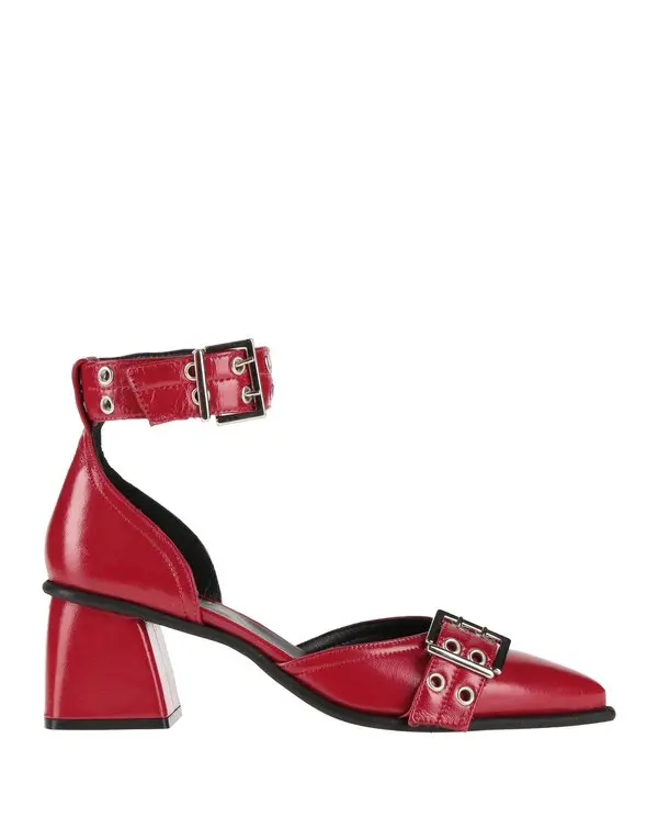 OVYE Leather Glossed Pumps