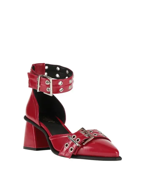 OVYE Leather Glossed Pumps