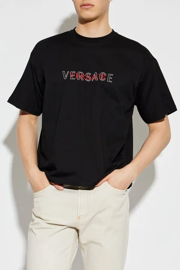 Versace T-shirt With Logo