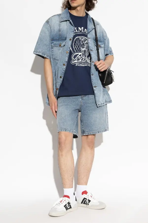 Balmain Denim Shorts