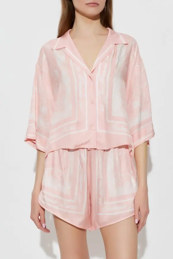 Balmain Short-sleeved Printed Shirt