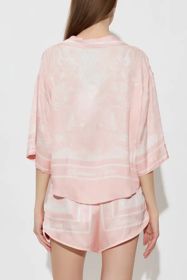 Balmain Short-sleeved Printed Shirt