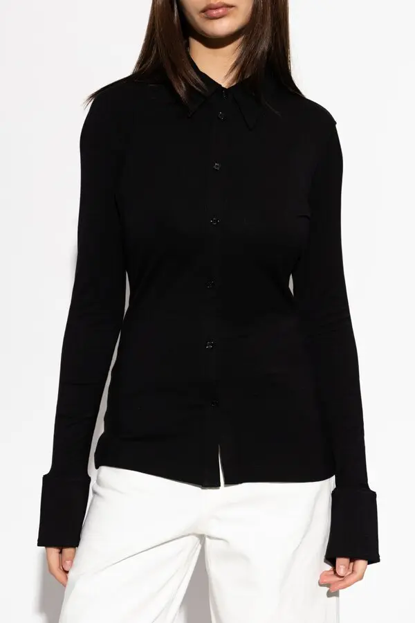 TOTEME Slim Fit Knit Shirt