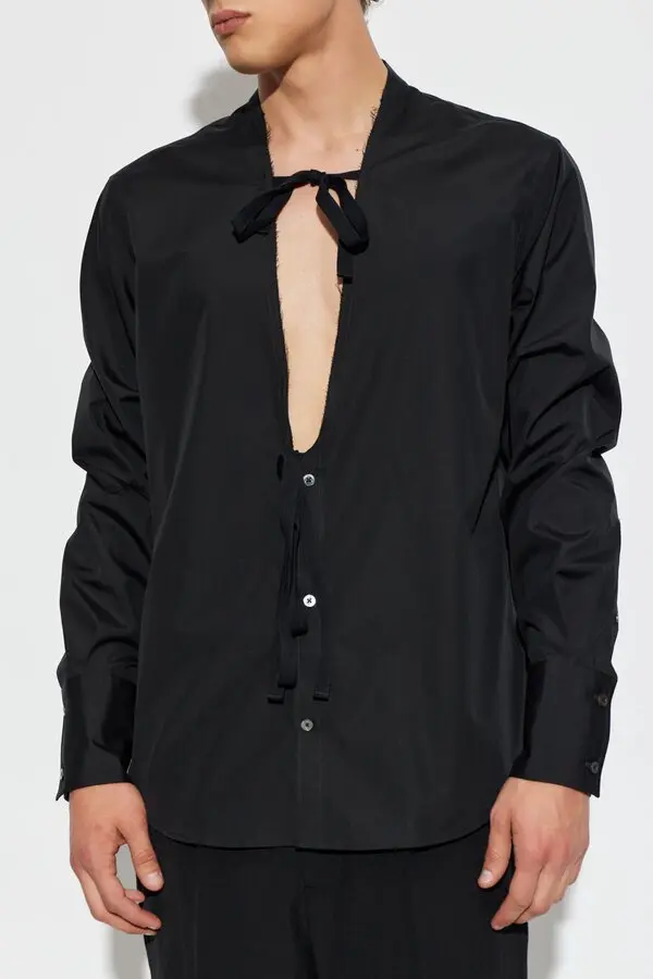 MAISON MARGIELA Shirt With Decorative Tie