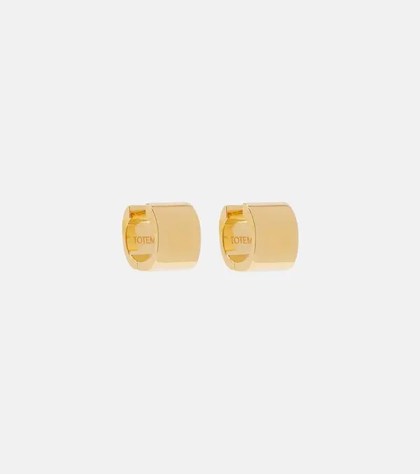 TOTEME Signature Petite Huggie Earrings - Gold