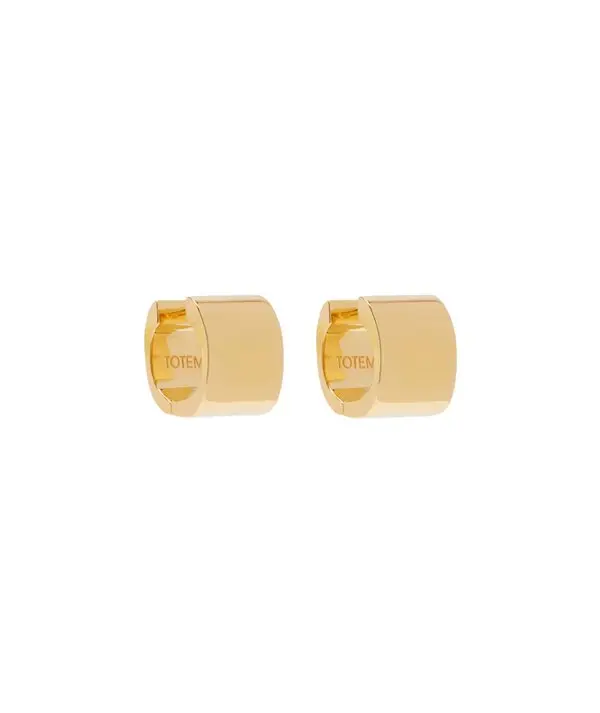 TOTEME Signature Petite Huggie Earrings - Gold