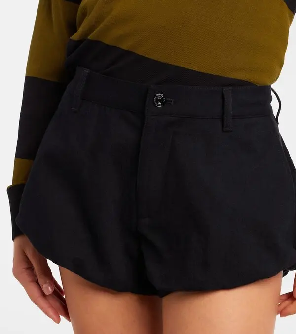 FRAME Shell Denim Shorts - Black
