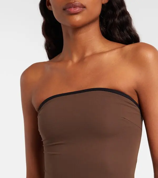 TOTEME Strapless Swimsuit - Brown