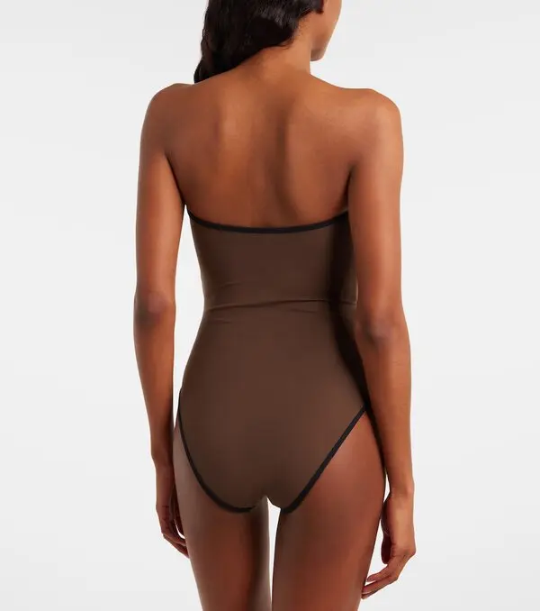 TOTEME Strapless Swimsuit - Brown