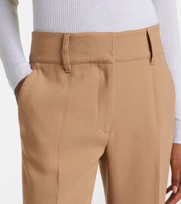 Gabriela Hearst Rhein Virgin Wool Flared Pants