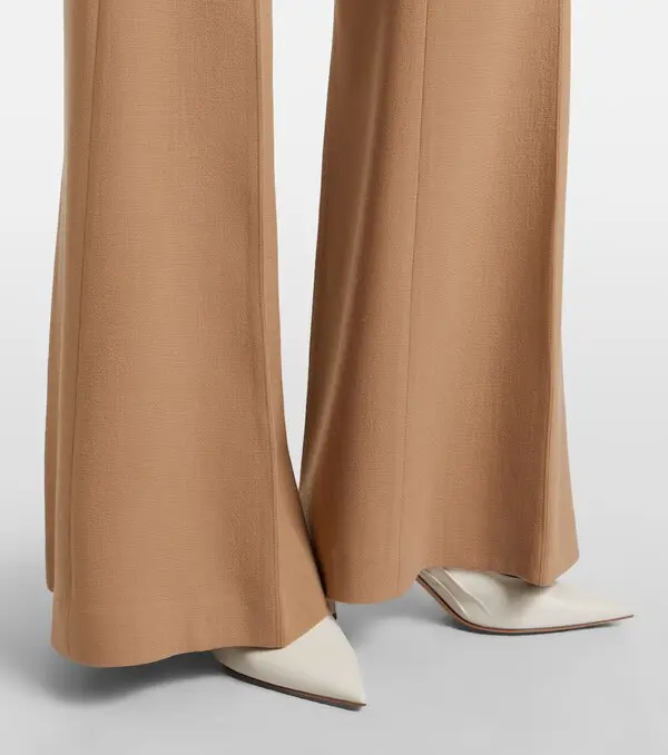 Gabriela Hearst Rhein Virgin Wool Flared Pants