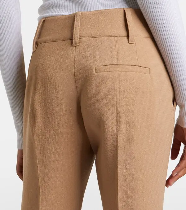 Gabriela Hearst Rhein Virgin Wool Flared Pants