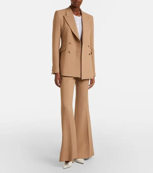 Gabriela Hearst Rhein Virgin Wool Flared Pants