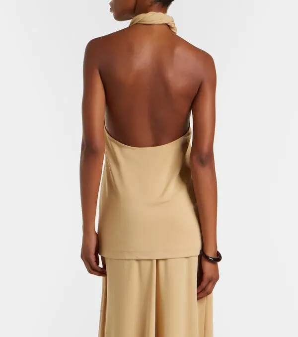TOTEME Halterneck Jersey Top