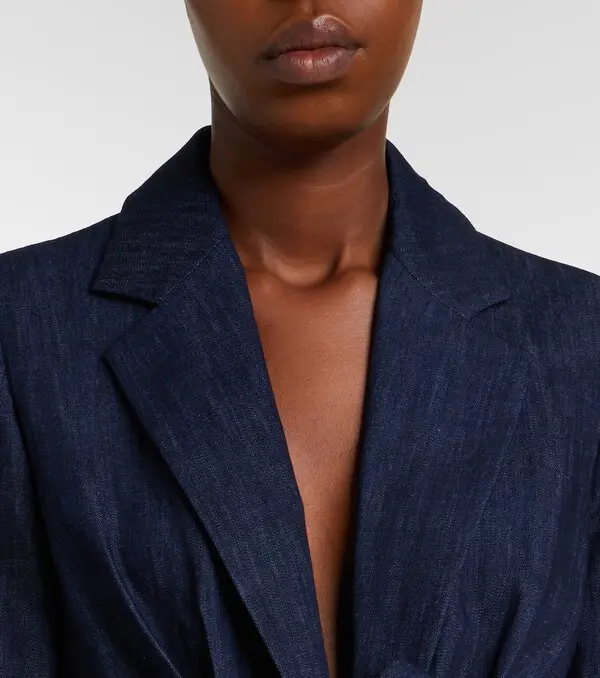 Gabriela Hearst Grant Denim Blazer - Blue