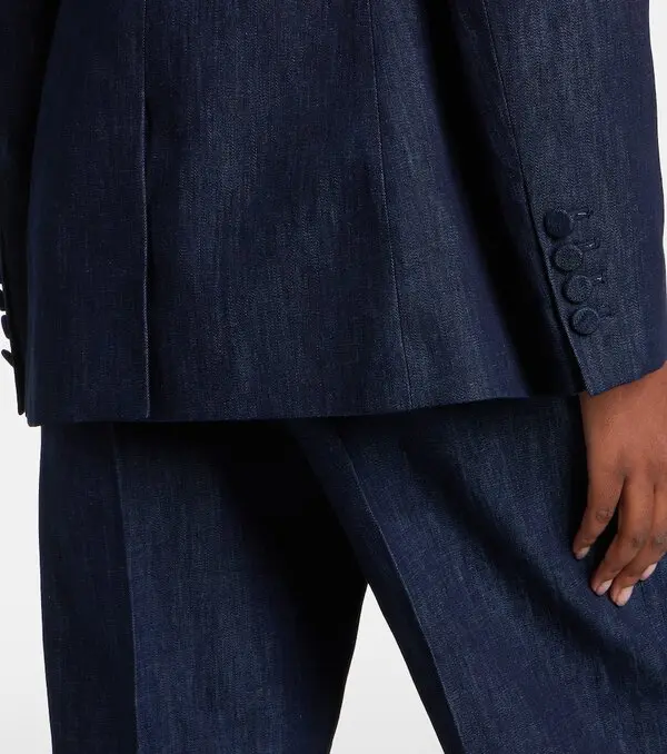 Gabriela Hearst Grant Denim Blazer - Blue