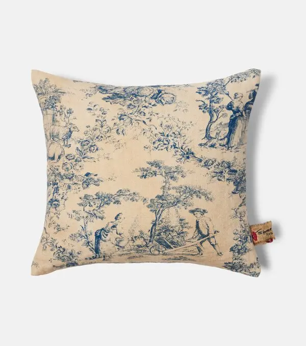 THE HOUSE OF LYRIA Glafira Linen Cushion - Beige