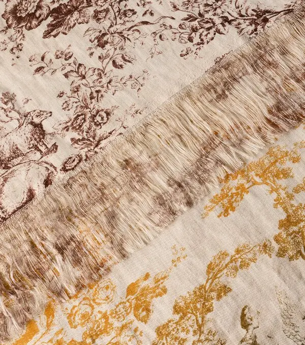 THE HOUSE OF LYRIA Sollievo Printed Linen Tablecloth