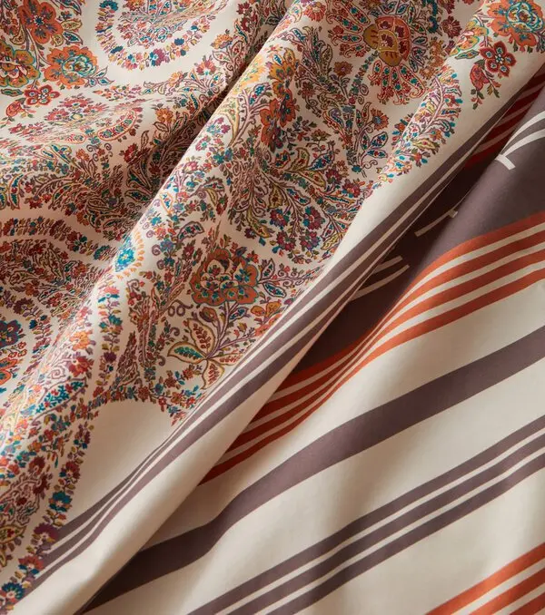 Etro Ischia Paisley Cotton Beach Towel - Beige