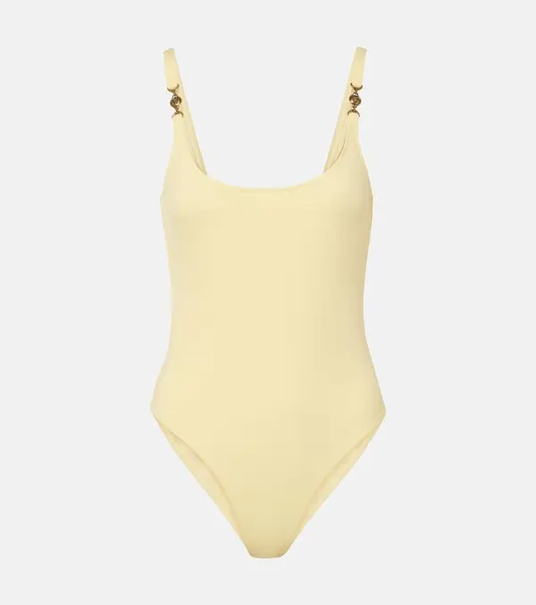 Versace Medusa One Piece Swimsuit - Yellow