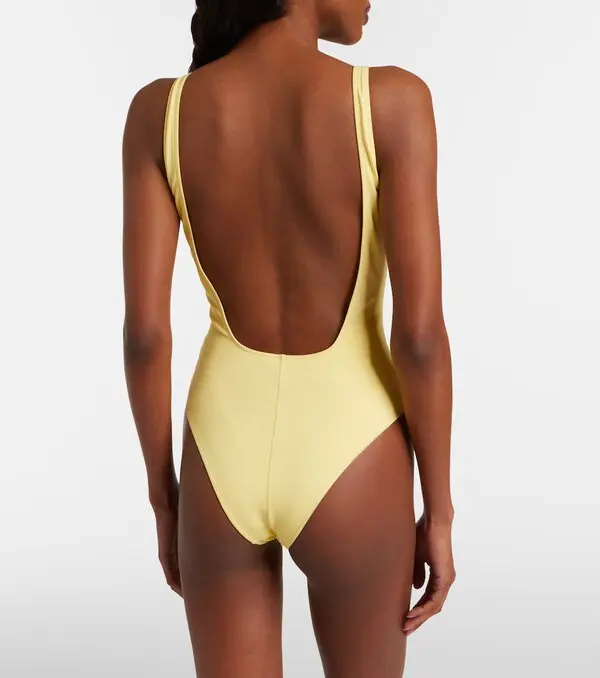 Versace Medusa One Piece Swimsuit - Yellow