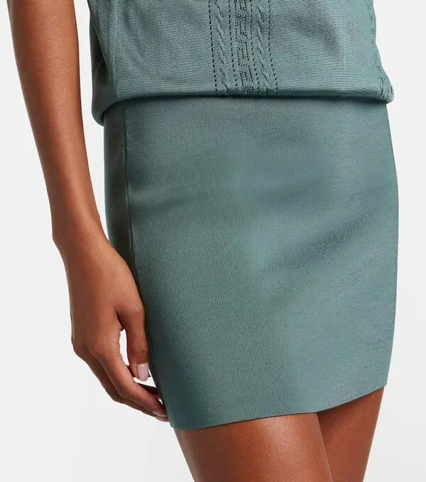 Versace Metallic-effect Minidress