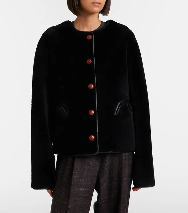 BLAZÉ MILANO Gliss Shearling Jacket