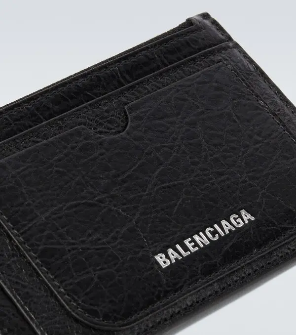 Balenciaga Leather Card Holder