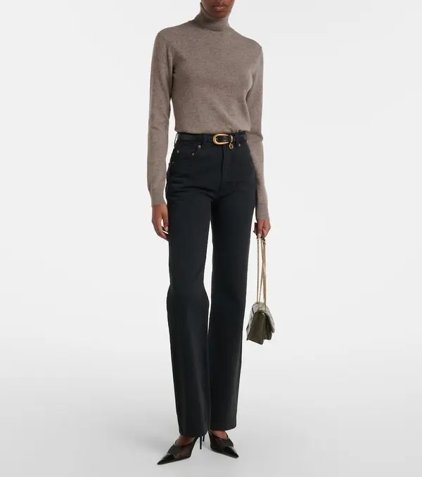 Saint Laurent Cashmere Turtleneck Sweater
