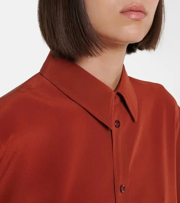 Saint Laurent Silk Button-down Shirt
