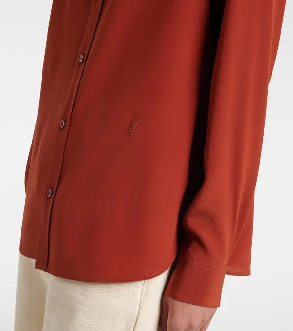 Saint Laurent Silk Button-down Shirt