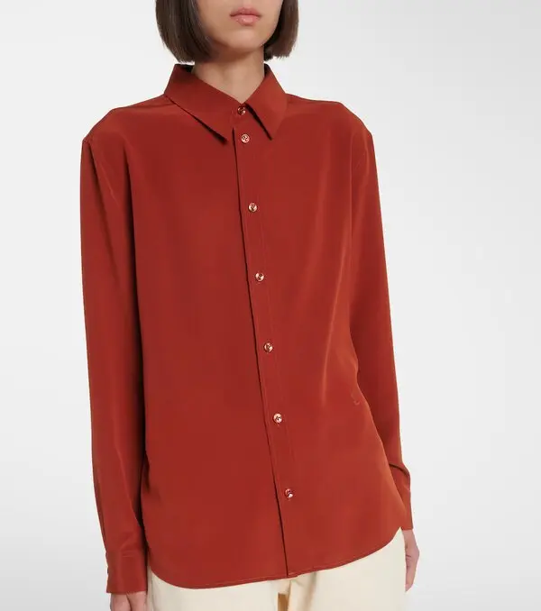 Saint Laurent Silk Button-down Shirt