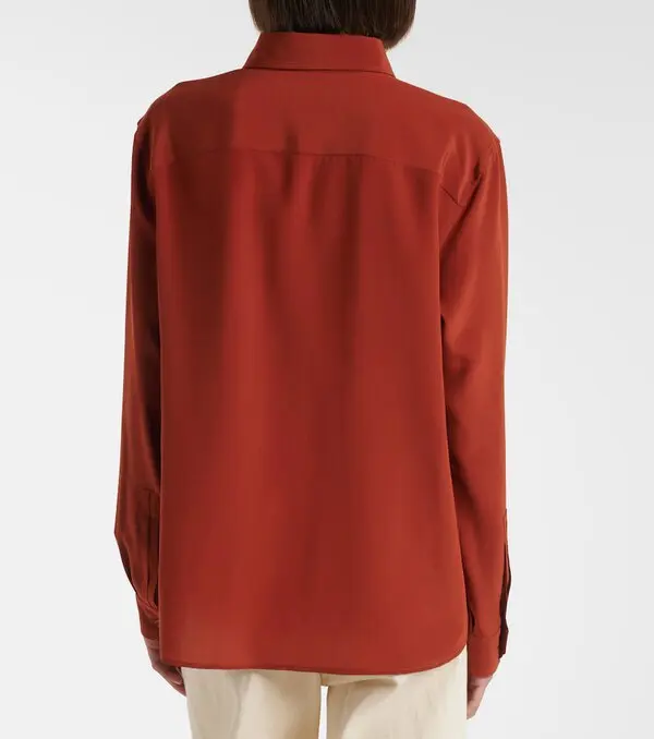 Saint Laurent Silk Button-down Shirt