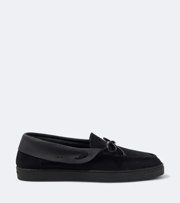 Giorgio Armani Suede Loafers - Blue