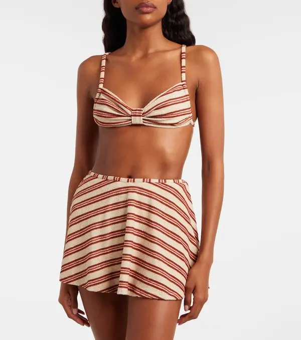 MONTCE Devin Striped Bikini Top