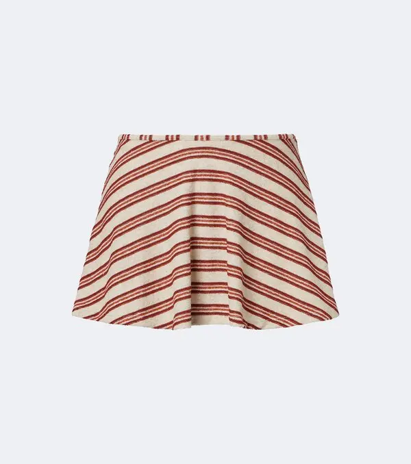MONTCE Joan Striped Skort - Red