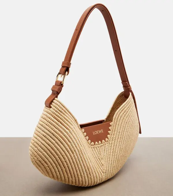 Loewe Swing Medium Shoulder Bag - Beige