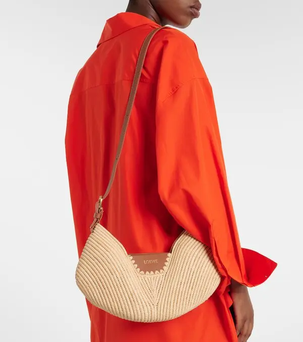 Loewe Swing Medium Shoulder Bag - Beige