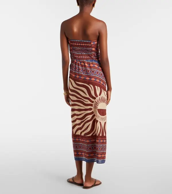Johanna Ortiz Printed Wrap Dress