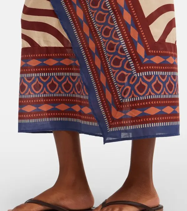 Johanna Ortiz Printed Wrap Dress - Multicoloured