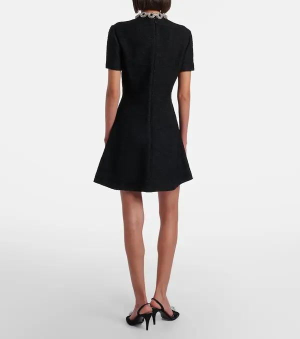 Valentino Garavani Embellished Mini Dress - Black