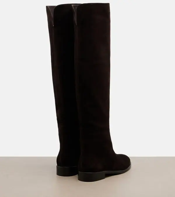 GIANVITO ROSSI Suede Knee-high Boots - Brown