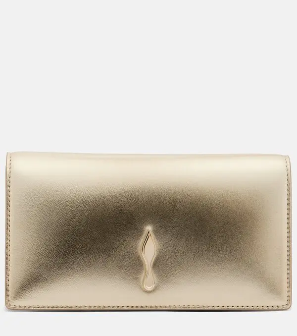 CHRISTIAN LOUBOUTIN Bettina Small Clutch - Gold