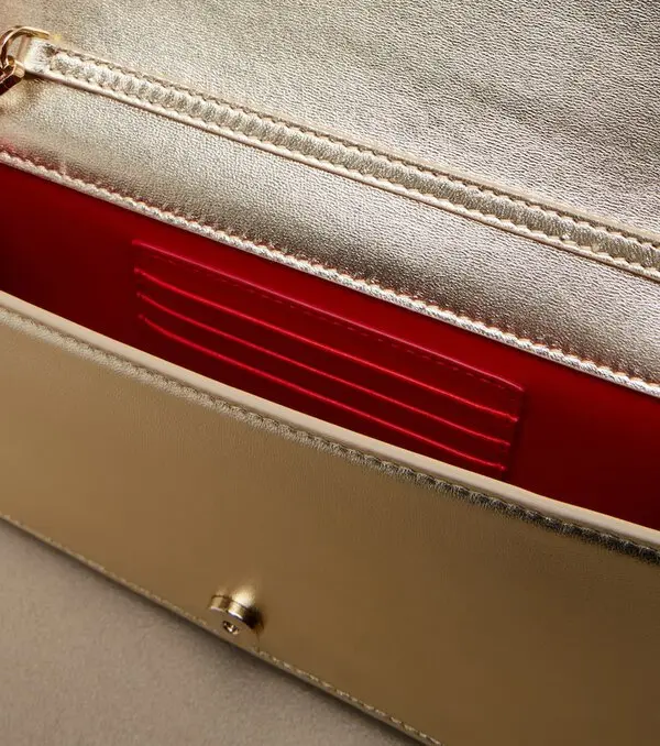 CHRISTIAN LOUBOUTIN Bettina Small Clutch - Gold