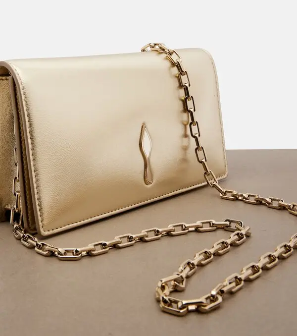 CHRISTIAN LOUBOUTIN Bettina Small Clutch - Gold