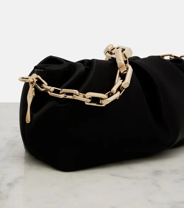 CHRISTIAN LOUBOUTIN Eva Small Shoulder Bag - Black
