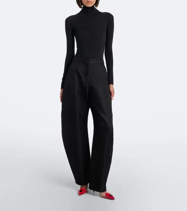 Alaïa Rouge Vif Noir Bloom Mules - Red