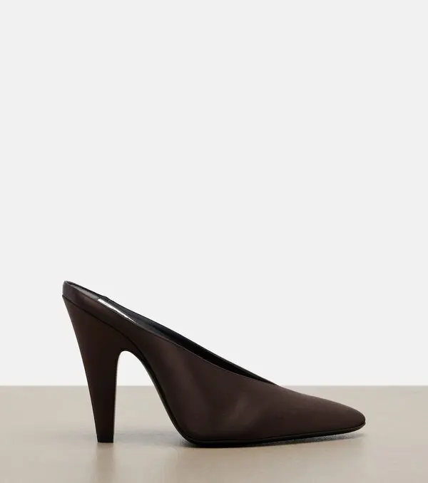 Alaïa Cone Satin Mules