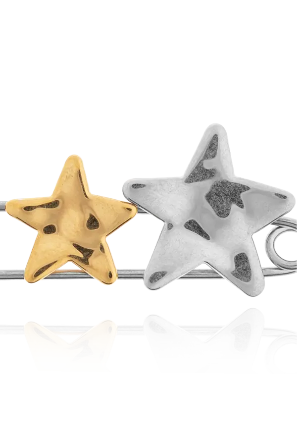 JIL SANDER Brass Star Pin