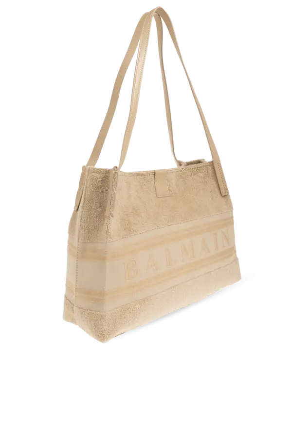 Balmain Terry Cloth Shopper Bag